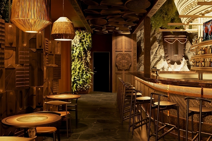 Spaces design GRAND TIKI BAR from «ZROBIM architects»