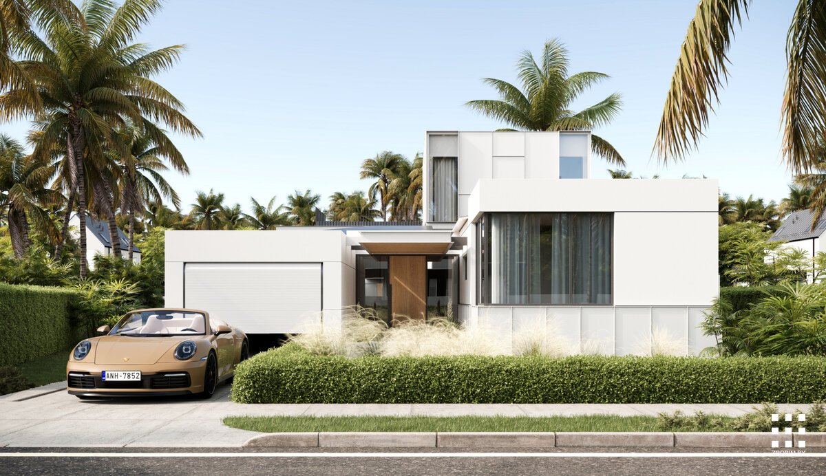 Residence design Belle Meade House from «ZROBIM architects»