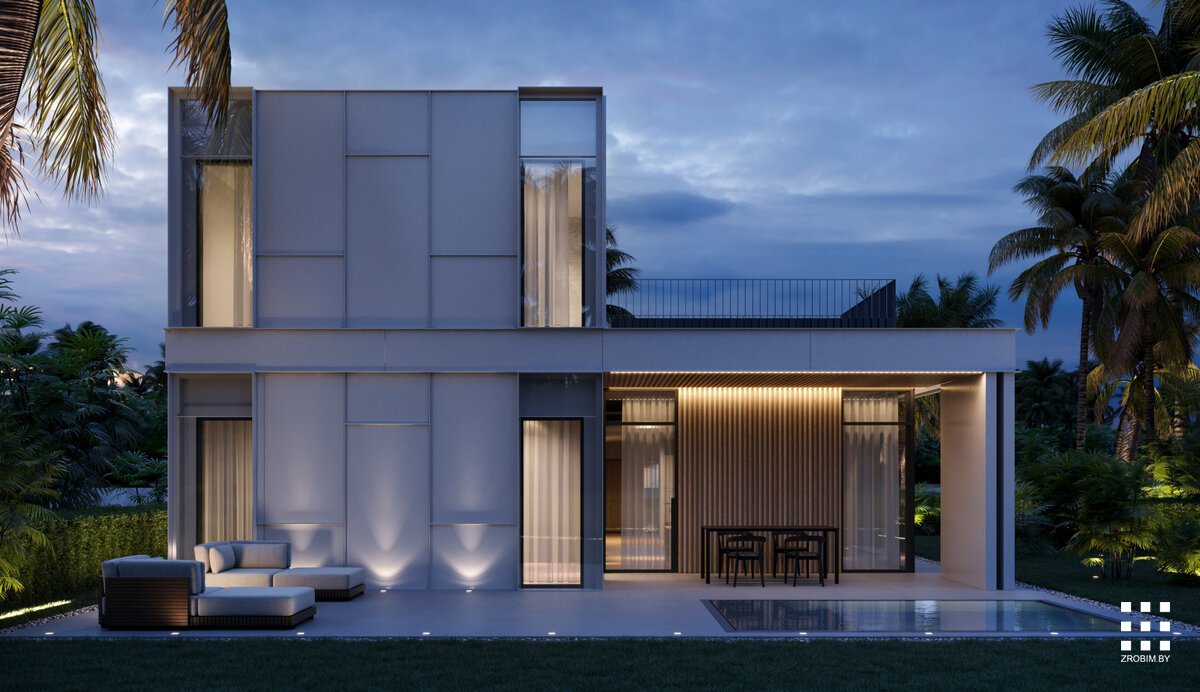 Architectural project Belle Meade House from «ZROBIM architects»