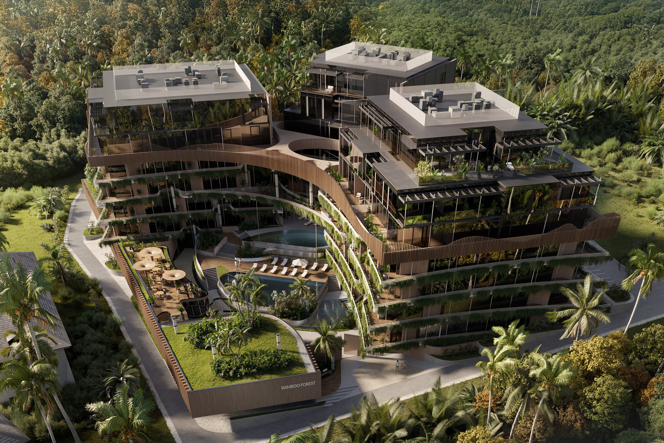 Architectural project BAMBOO FOREST from «ZROBIM architects»