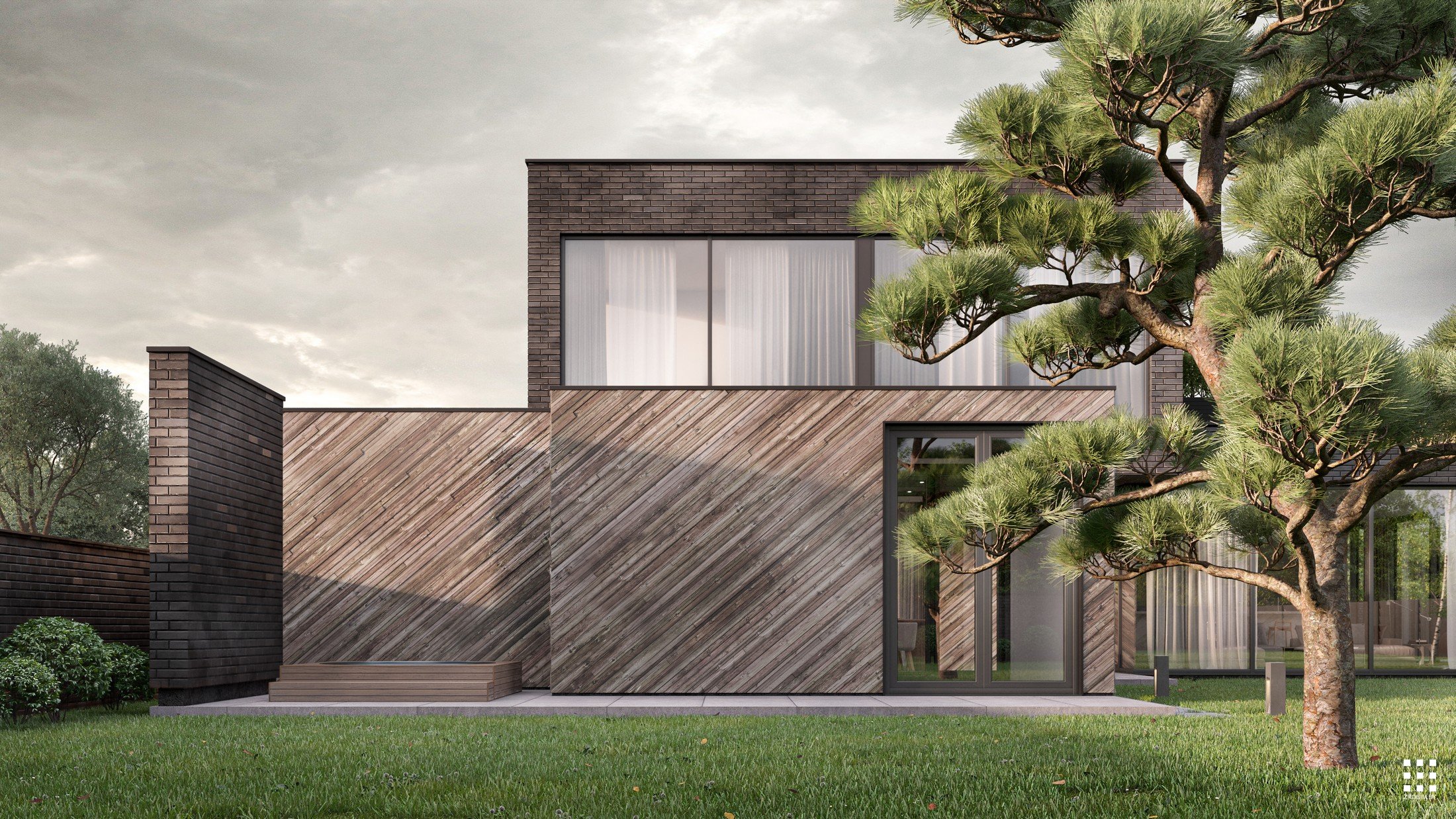 Architectural project Raven's house from «ZROBIM architects»