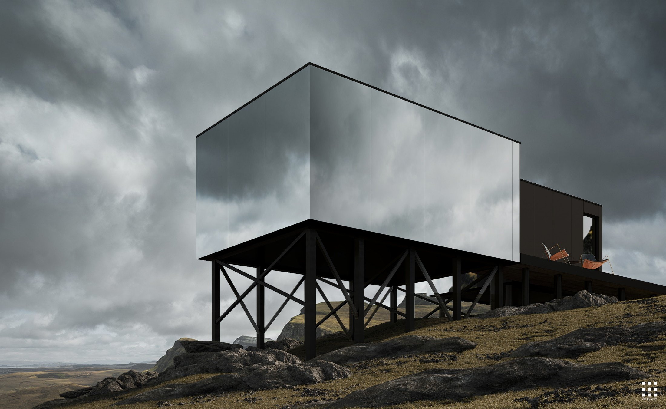 Architectural project THE CABIN from «ZROBIM architects»