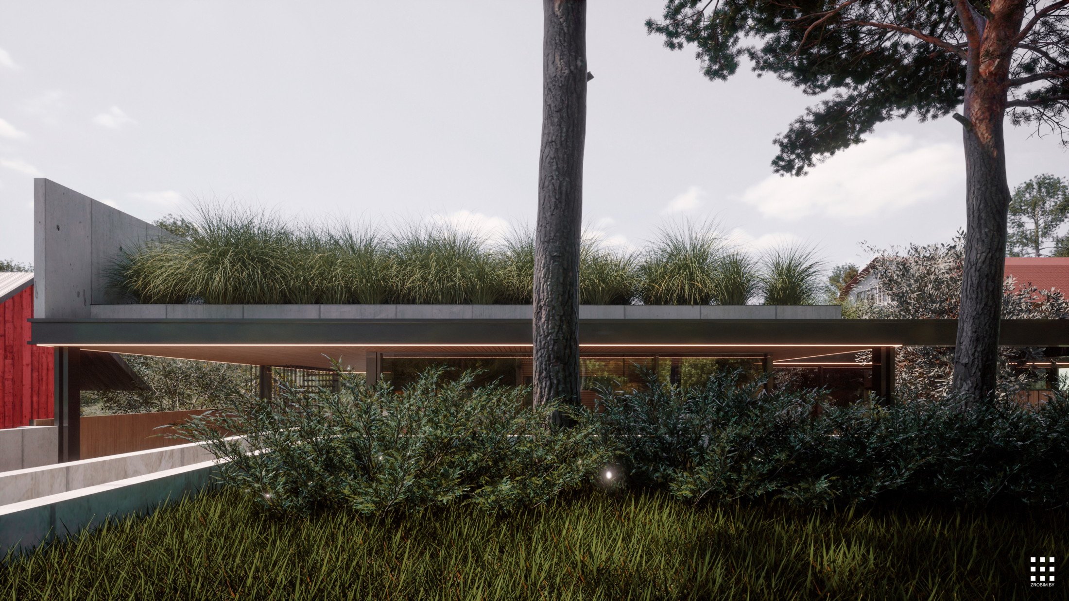 Architectural project PLANE HOUSE from «ZROBIM architects»