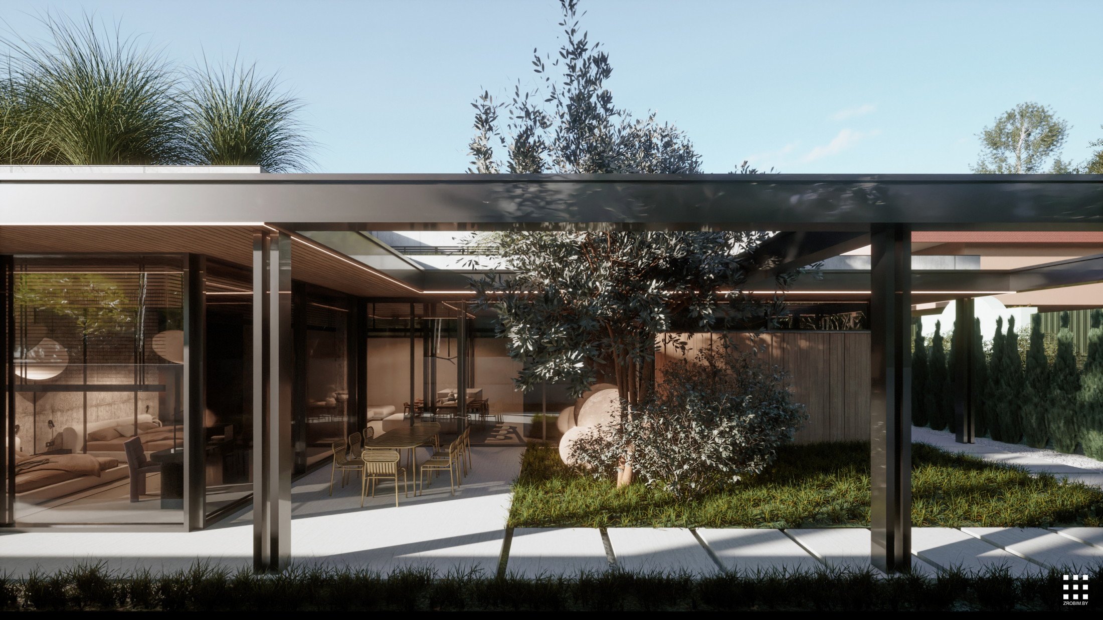 Architectural project PLANE HOUSE from «ZROBIM architects»