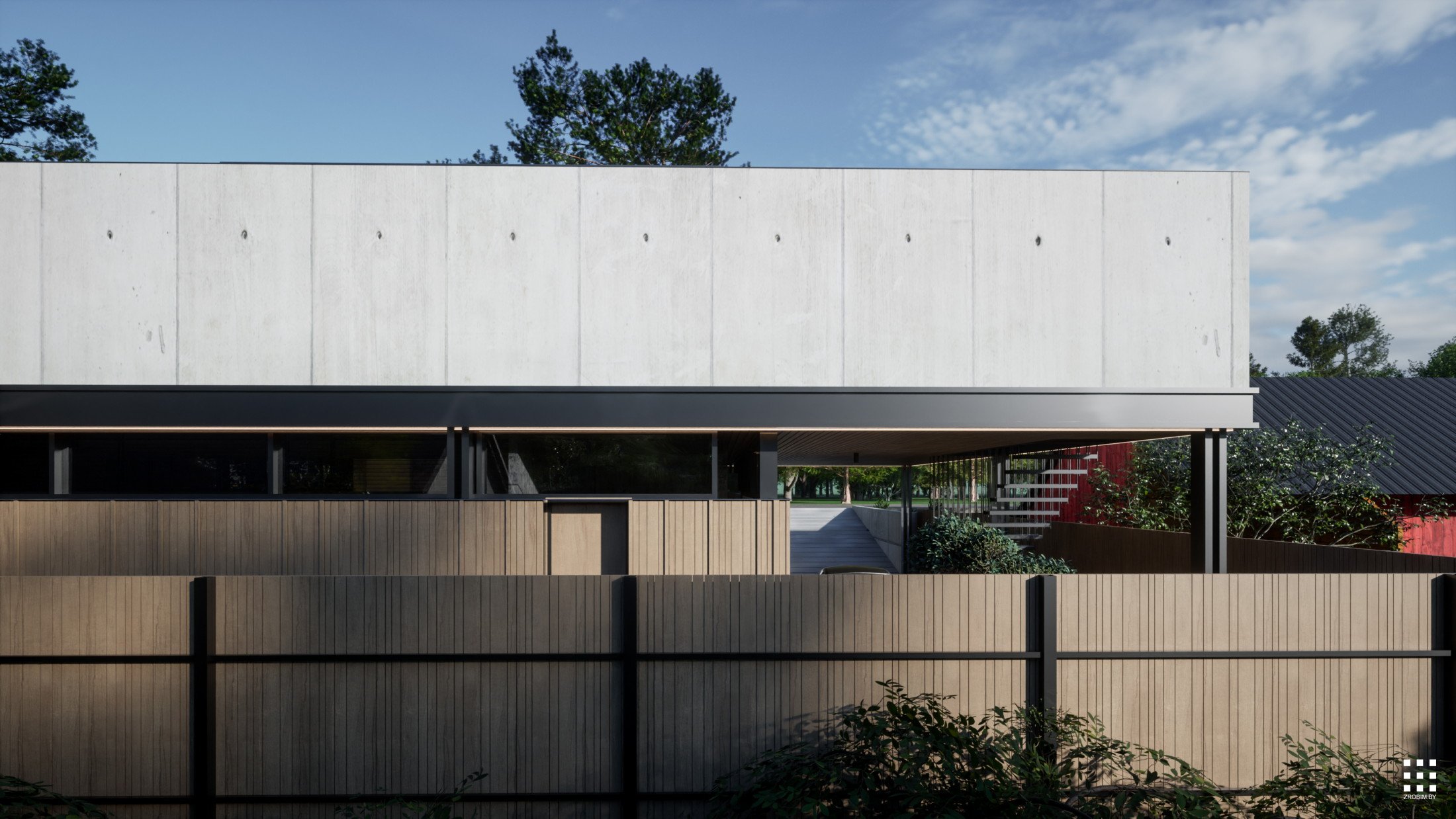 Architectural project PLANE HOUSE from «ZROBIM architects»