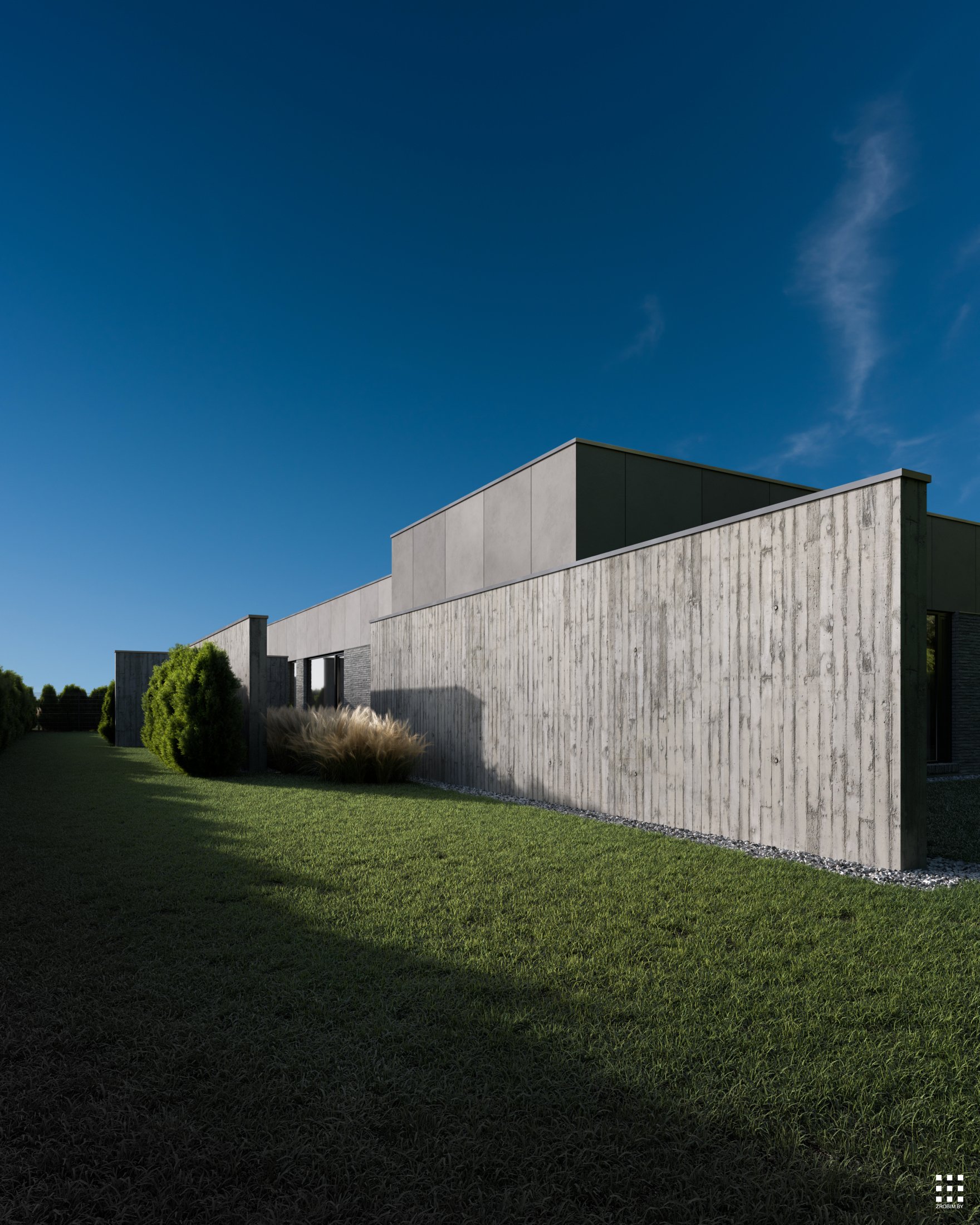 Architectural project Lightwell house from «ZROBIM architects»