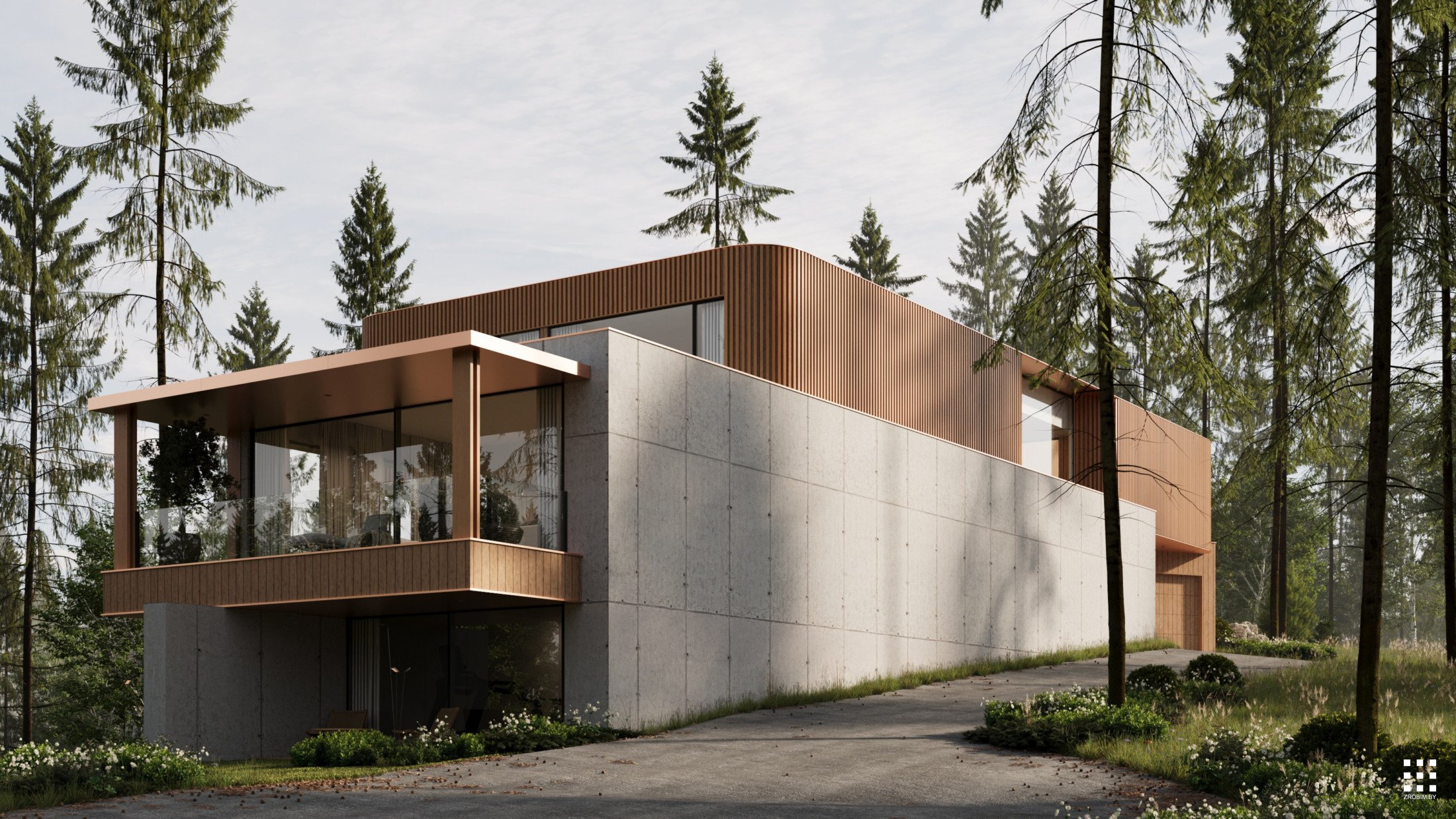 Architectural project NORTH VANCOUVER HOUSE from «ZROBIM architects»