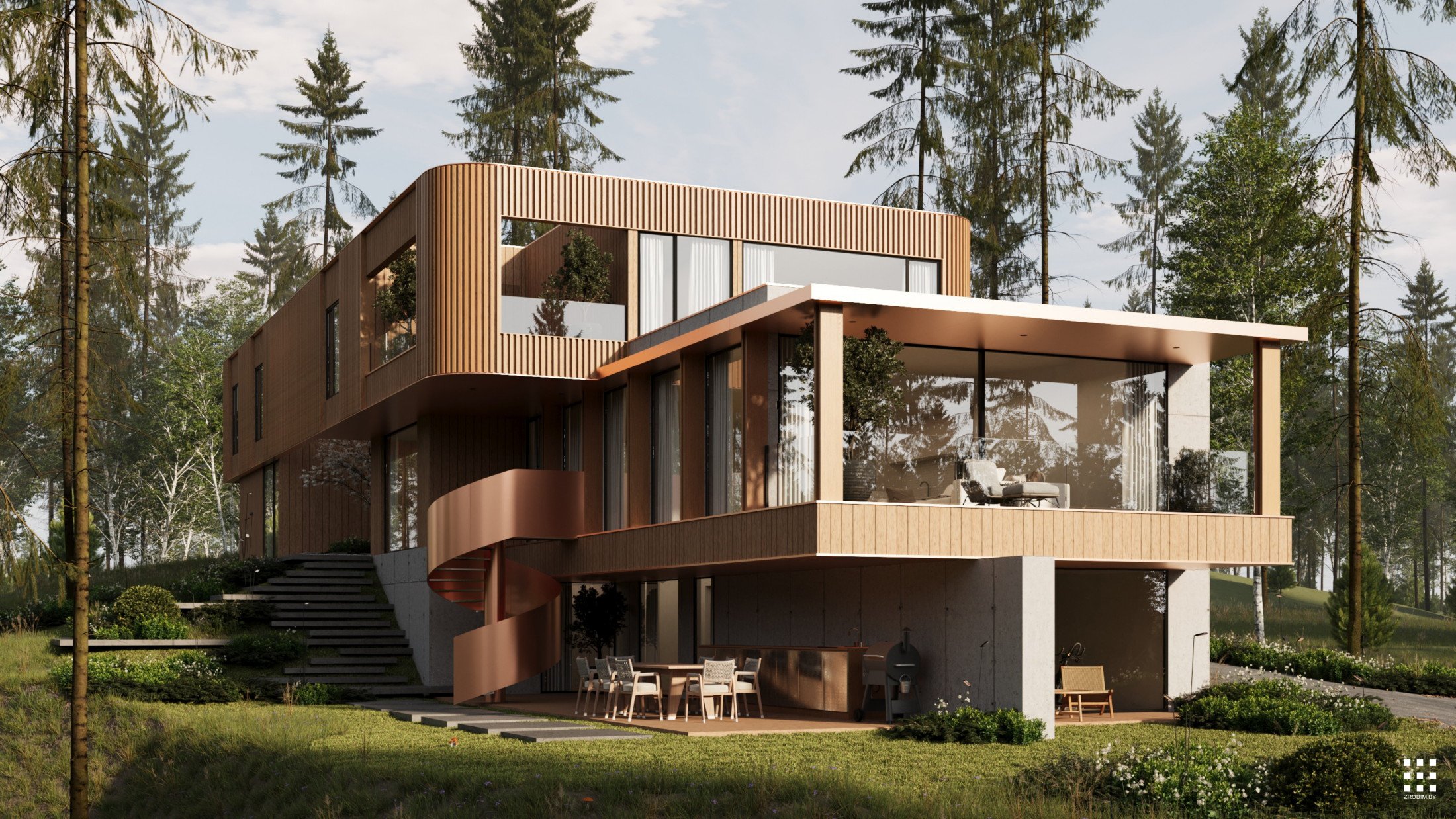 Architectural project NORTH VANCOUVER HOUSE from «ZROBIM architects»