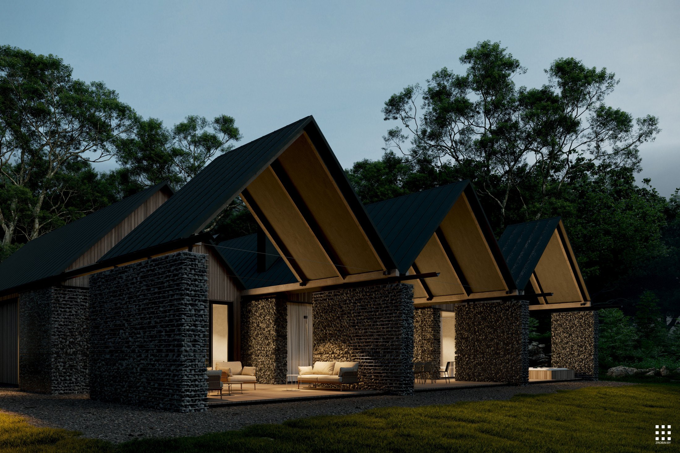 Architectural project Immigrant house from «ZROBIM architects»