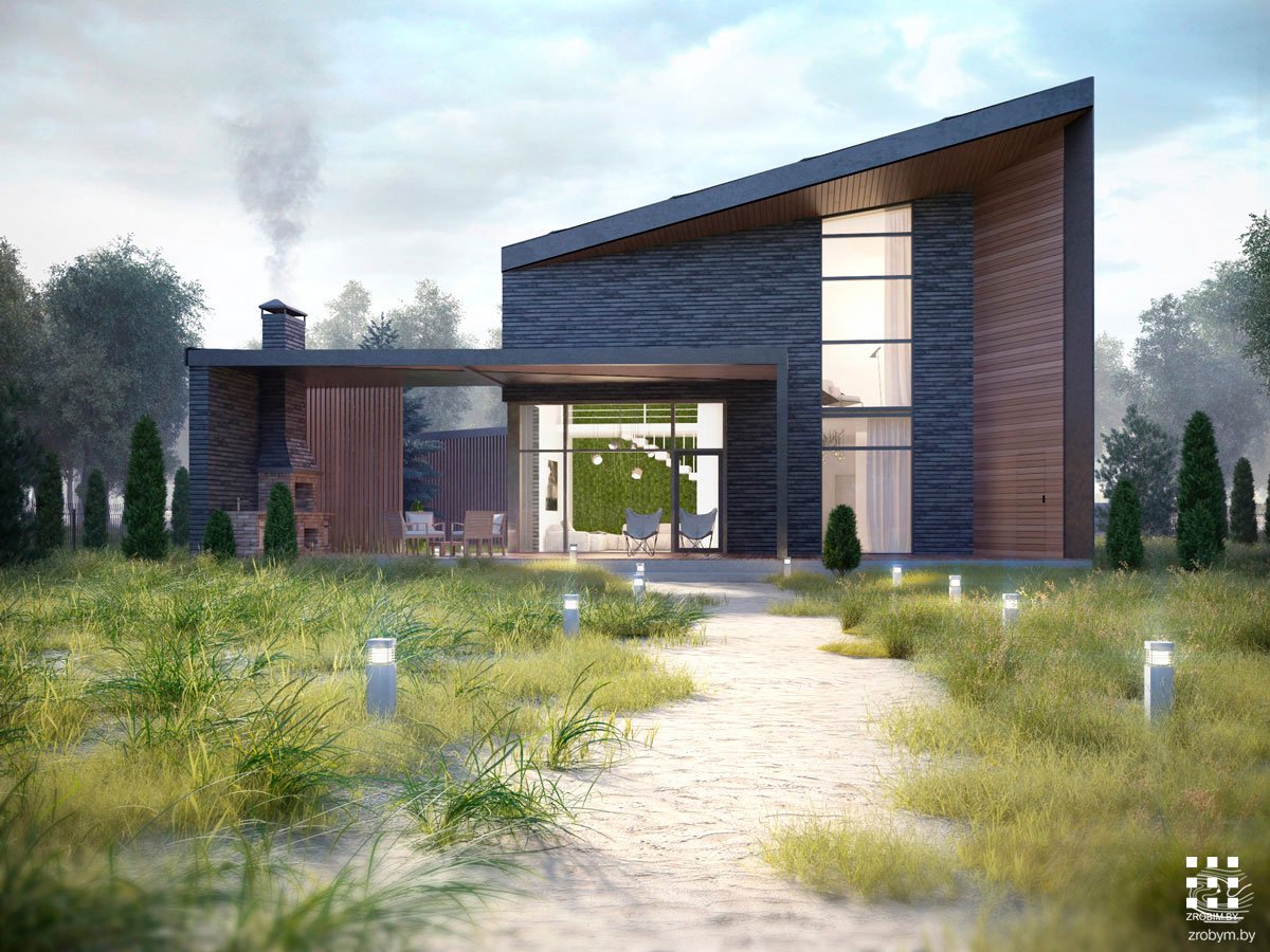 Architectural project POLIGONAL HOUSE from «ZROBIM architects»