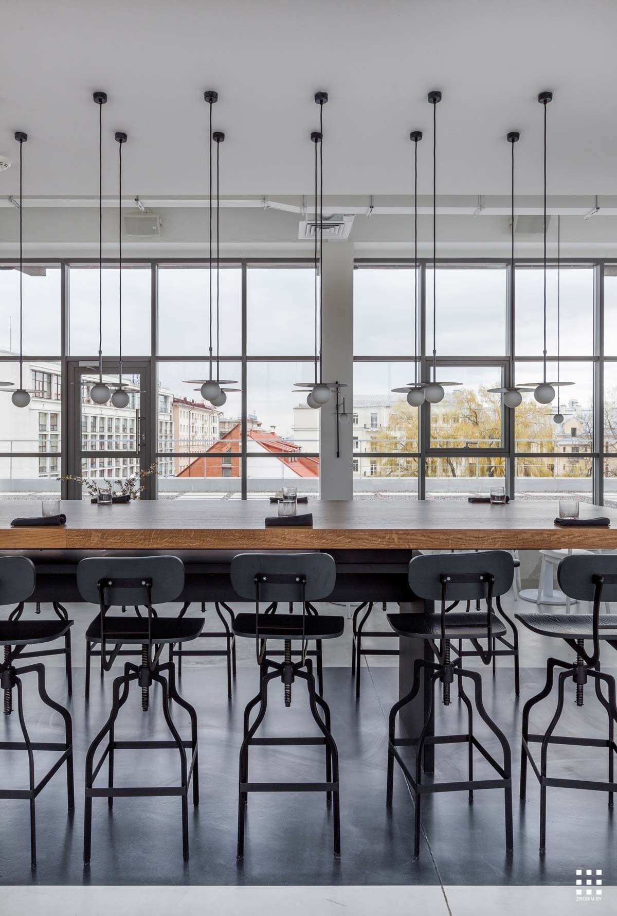 Spaces design SIMPLE Restaurant from «ZROBIM architects»