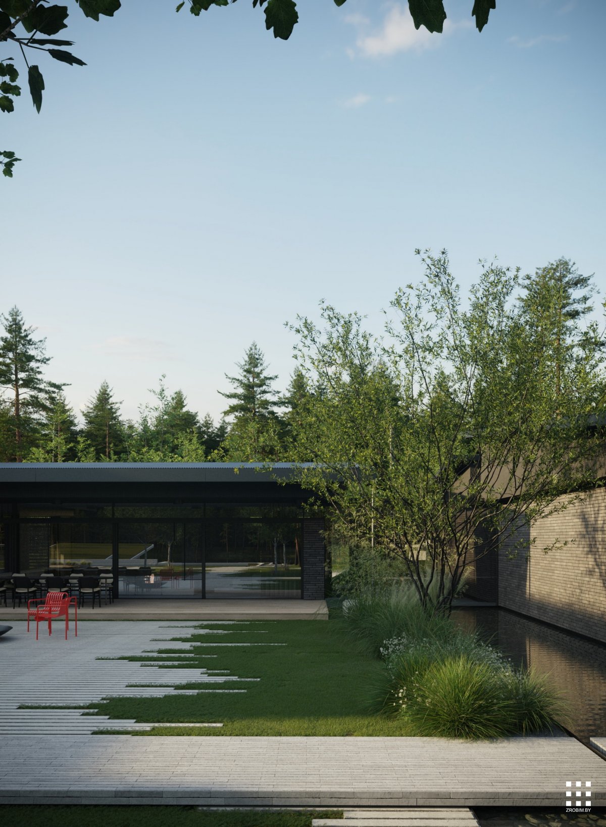 Architectural project MULTI RESIDENCE LANDSCAPE from «ZROBIM architects»