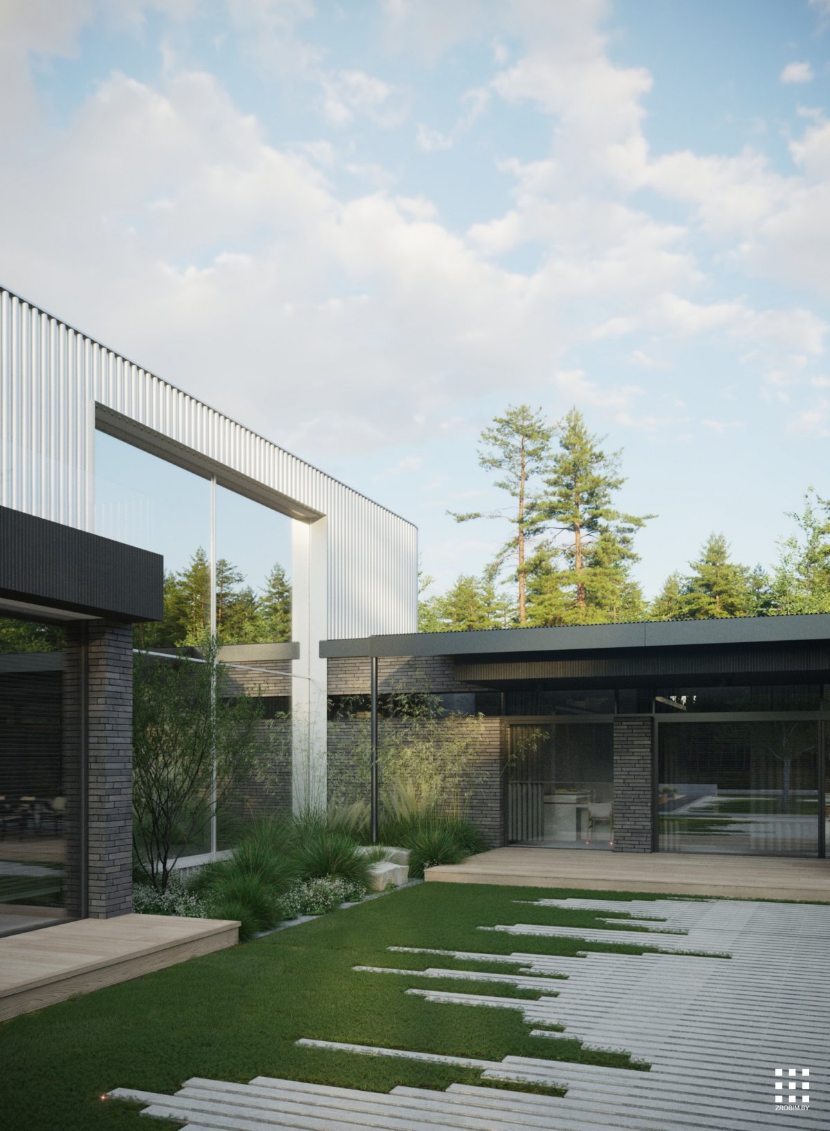 Architectural project MULTI RESIDENCE LANDSCAPE from «ZROBIM architects»